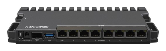 Router Mikrotik RB5009UPr+S+IN Total Ethernet Ports:9; Architecture:ARM ...